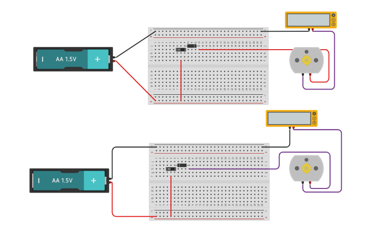 Circuit design act. 1 polarización del diodo - Tinkercad