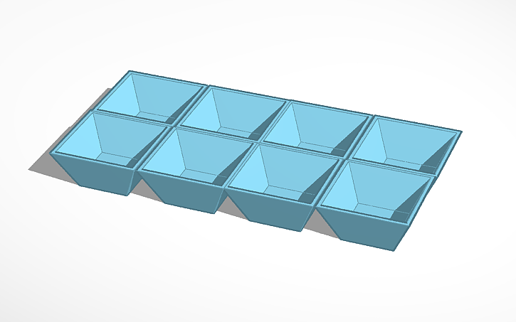 3D design ice tray | Tinkercad