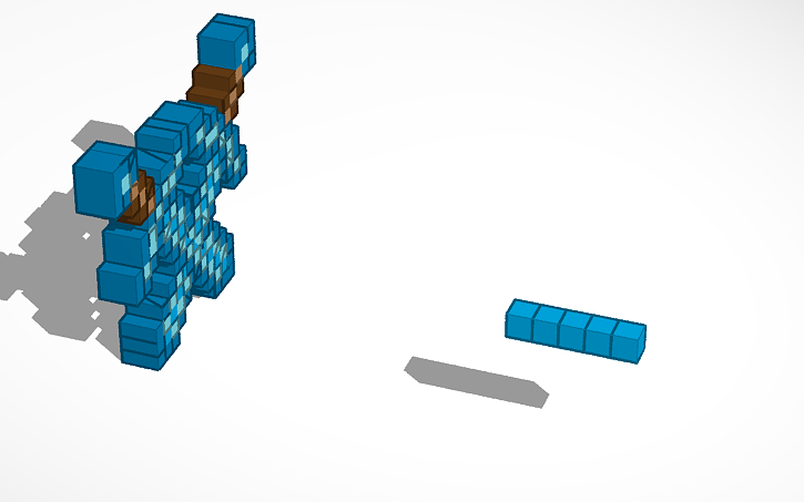 3D design MINECRAFT-SWORD | Tinkercad