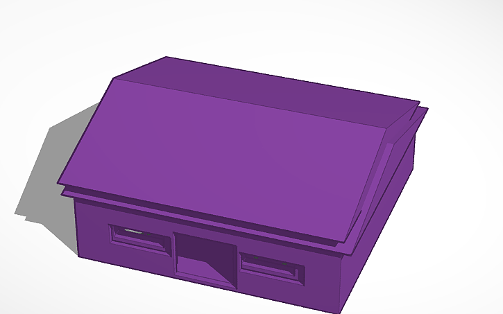 3D design internet cafe maketi - Tinkercad