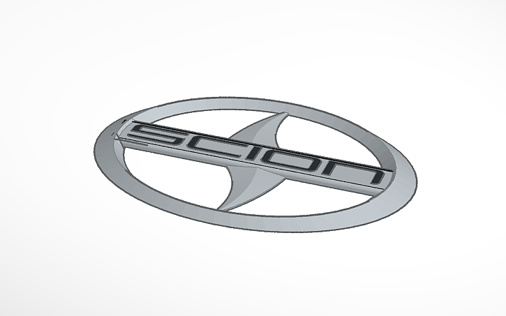 3D design SCION LOGO - Tinkercad