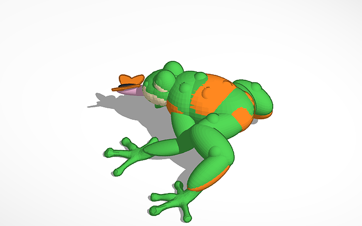 3D design Amazon Tree Frog #2 | Tinkercad