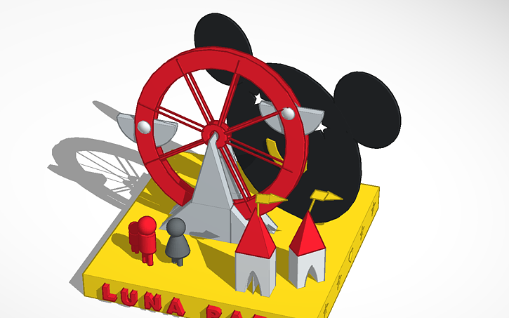 3d Design Reouven Luna Park Tinkercad