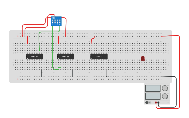 Circuit design 2:1 multiplexer | Tinkercad