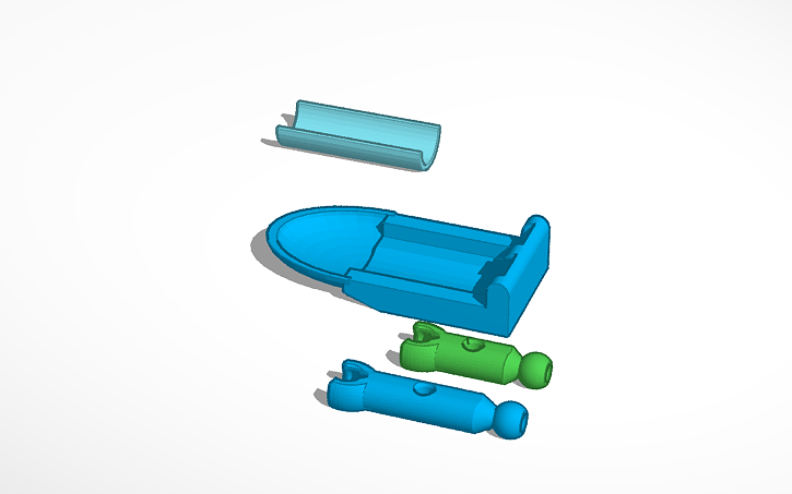 3D design speed-Boat-2 | Tinkercad