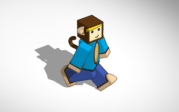 3D design MonkeyMan | Tinkercad