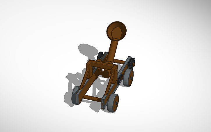 3D design Medieval Catapult by Deziray Nahnsen - Tinkercad