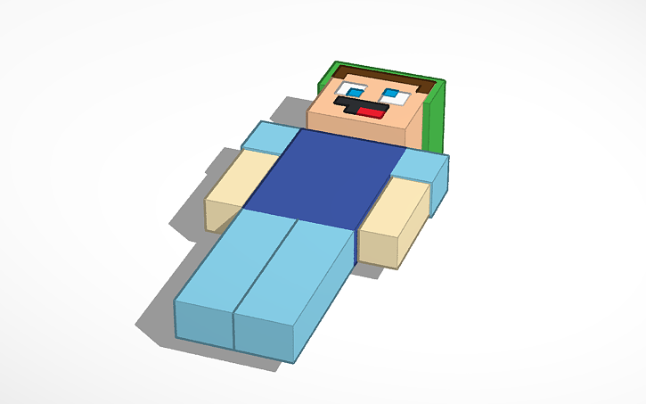 3D design STEVE KEYCHAIN - Tinkercad