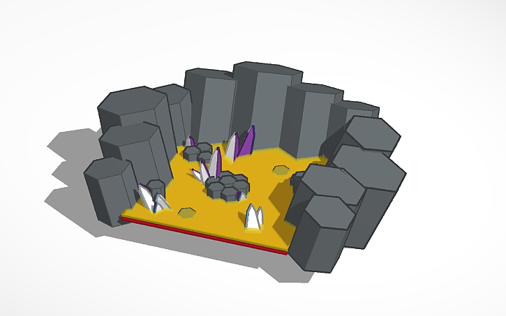 3D design Lava World - Tinkercad