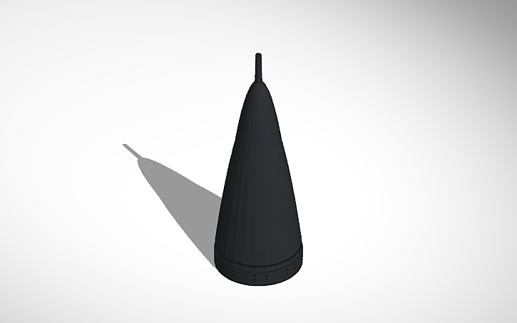 3D design Lego Compatible Plane Nose Cone - Tinkercad