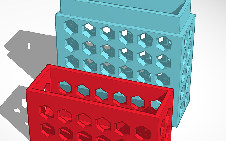 3D design card holder - Tinkercad