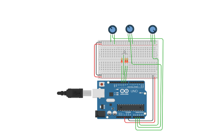 Circuit Design Rgb Potentiometer Tinkercad