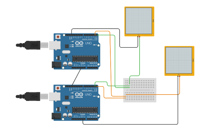 Circuit design activity 4 serial communication | Tinkercad