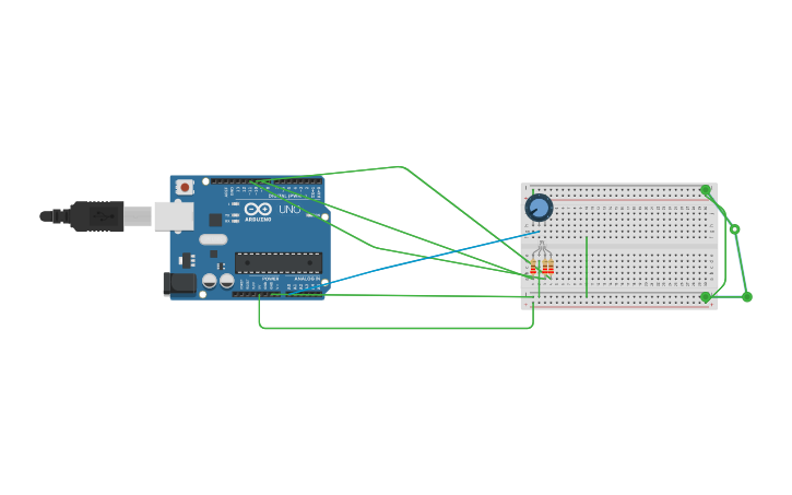 Circuit Design Rgb And Potentiometer Tinkercad