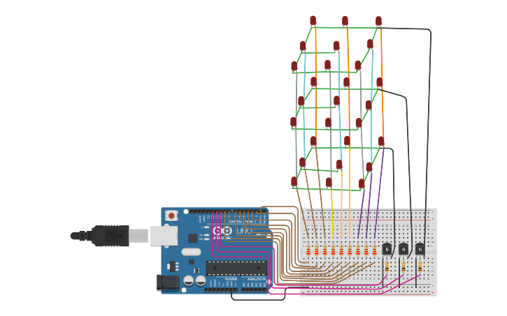 Circuit design PROYECTO FINAL ROBÓTICA G9 | Tinkercad