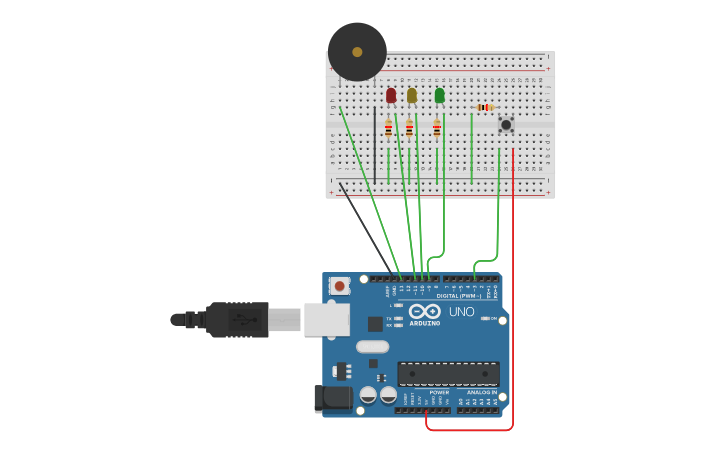 Circuit design Shiny Gogo - Tinkercad