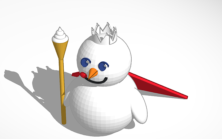 3D design maskot mixue | Tinkercad