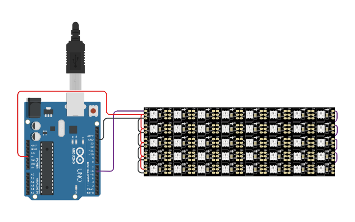 Circuit design Copy of NeoPixel | Tinkercad Circuit design Copy of NeoPixel | Tinkercad