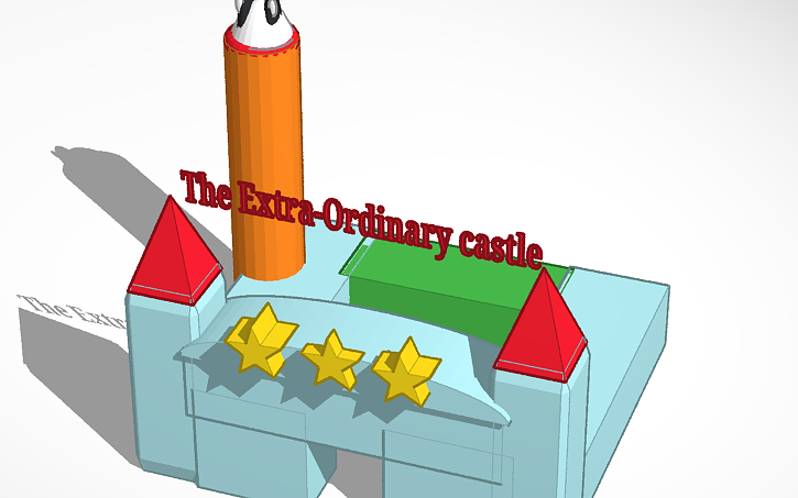 3D design castle basic | Tinkercad