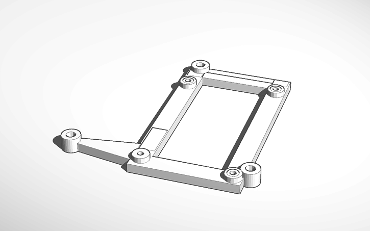 3D design P3Steel PSU standoff - Tinkercad