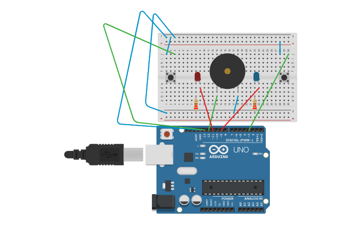 Circuit Design Эксперимент 12 Tinkercad