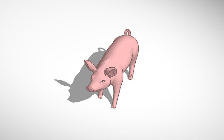 3D design the pig - Tinkercad