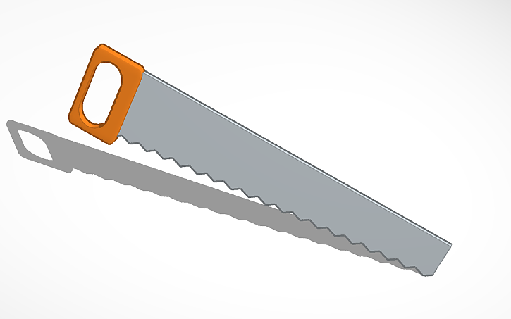 3D design Handsaw - Tinkercad