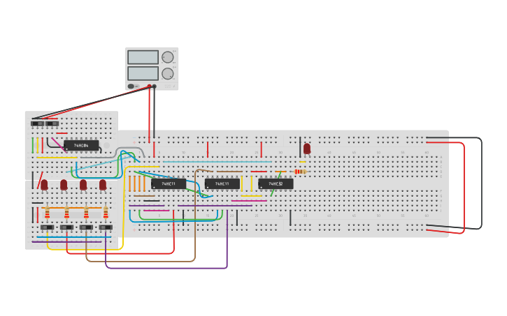 Circuit design Gaglione Circuito Multiplex - Tinkercad