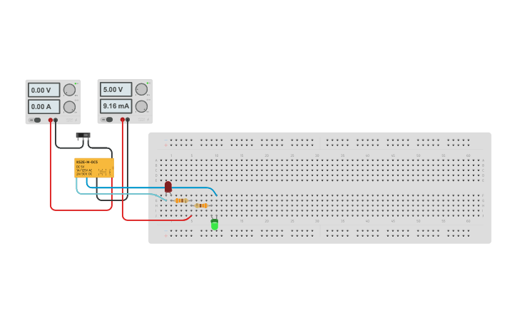Circuit Design Elec1131 Lab 11 Steps 2 3 And 4 Dpdt Relay Tinkercad