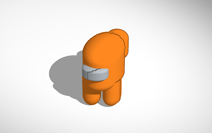 3D design Among Us Character | Tinkercad