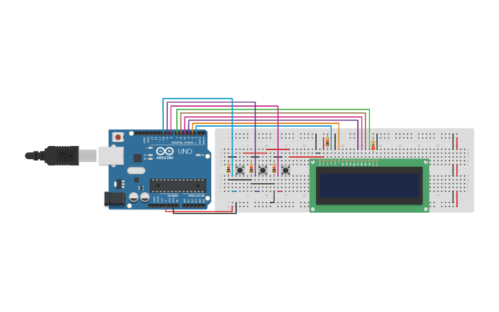 Circuit design DIGITAL CLOCK - Tinkercad