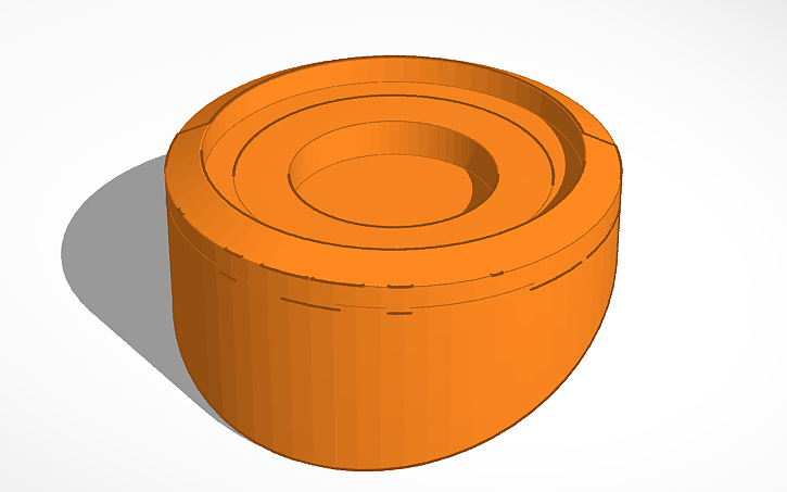 3D design Fusion MArine Bezel angeled - Tinkercad