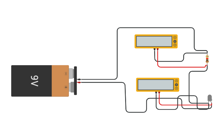 Circuit Design Multiple Meters Tinkercad