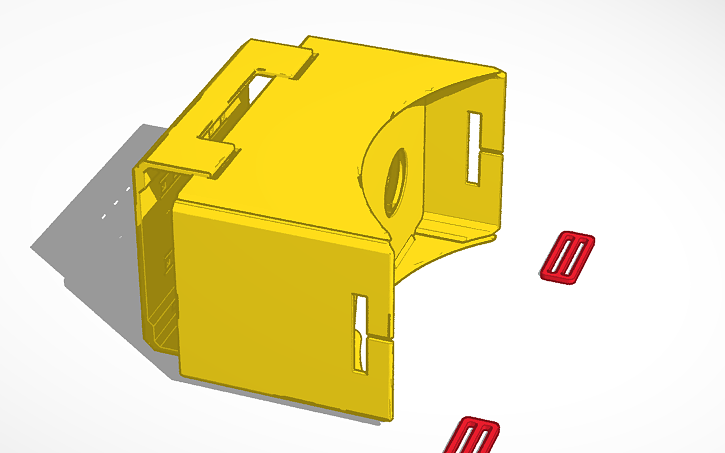 3D design Cardboard_Reader (Google) | Tinkercad