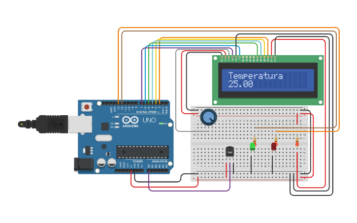 Circuit Design Tarea Sensor De Temperatura Con Registro Lcd Tinkercad