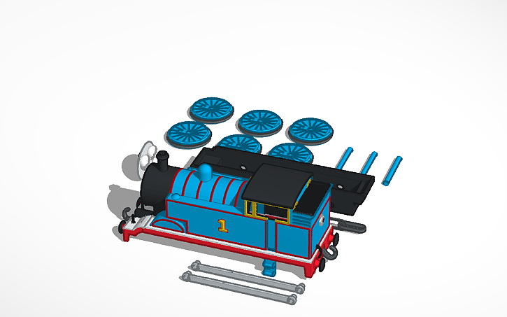 3D design TOMY Thomas - Tinkercad