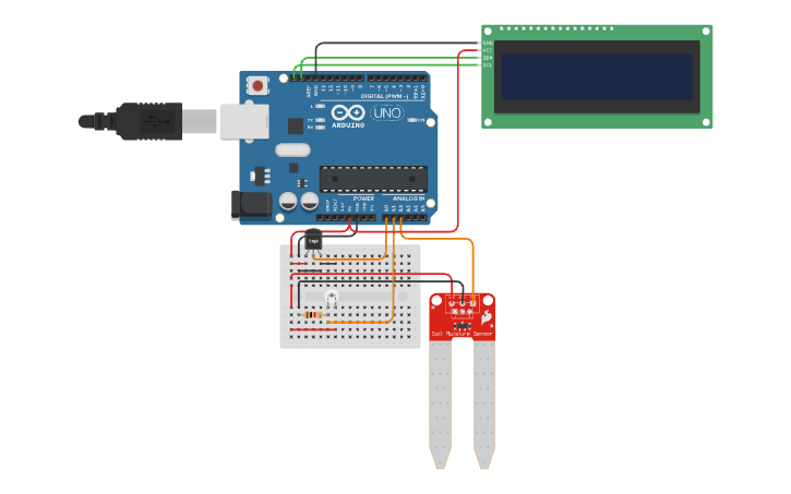 Circuit Design Weather Statİon Tinkercad
