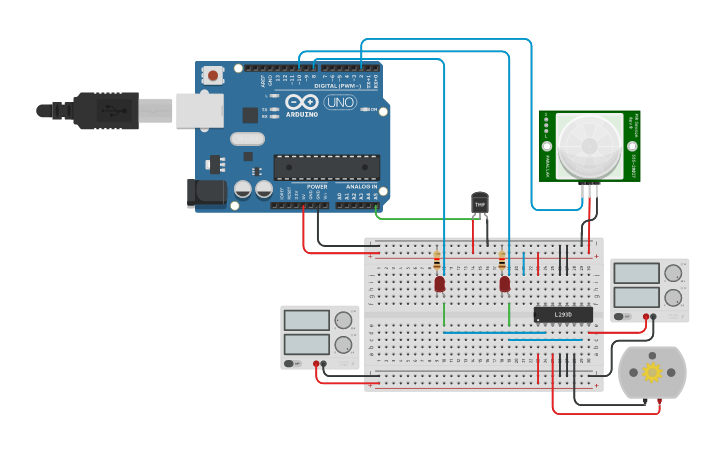 Circuit Design Motor Driver H Bridge W Arduino Temp Sensor Dan Pir 8212