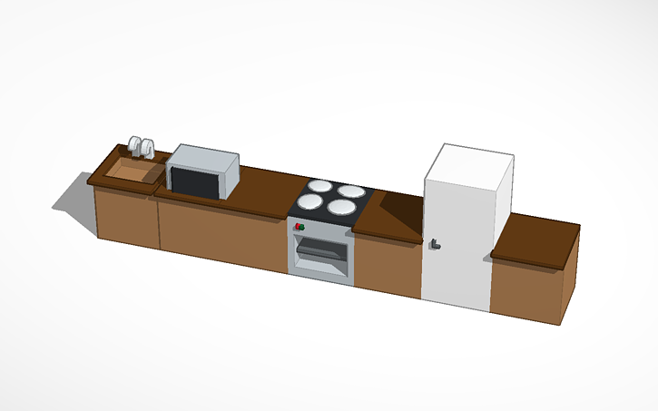 3D design Kitchen - Tinkercad