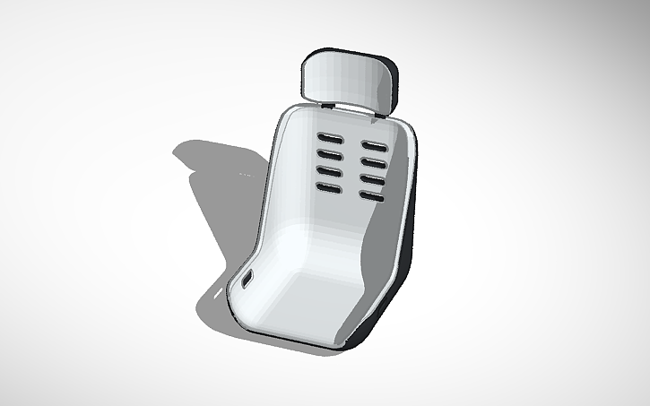 3D design Eiko Type 1 GT racing seat - Tinkercad