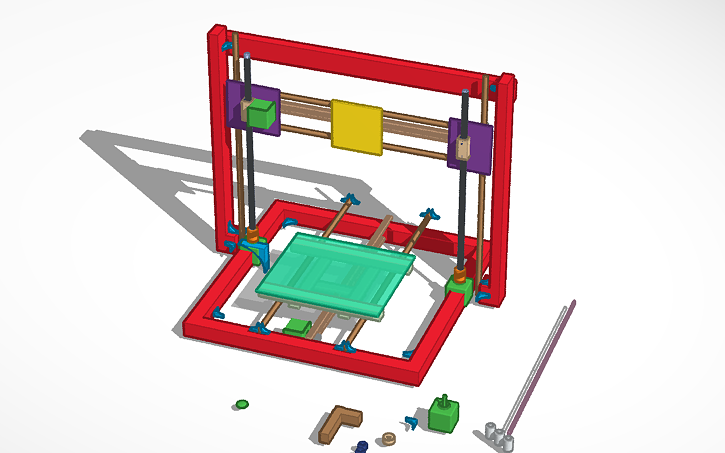3D design 3D printer - Tinkercad