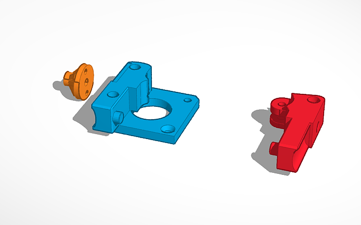 3D design Extrudeur MK 8 - Tinkercad