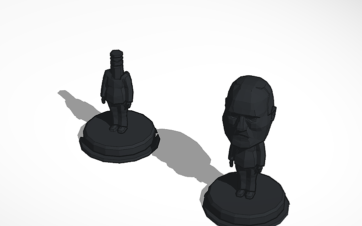 3D design Tf2 Civilian Bobblehead - Tinkercad