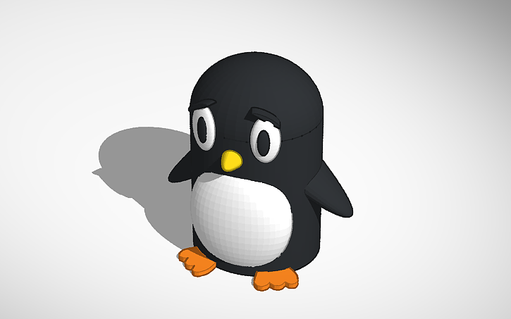 3D design Penguin - Tinkercad