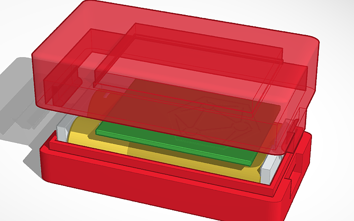 3D design XYO Sentinel BLE AAA upgrade - Tinkercad