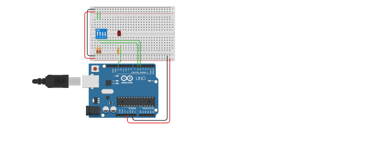 Circuit design Nand Arduino - Tinkercad