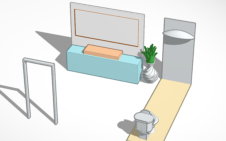 3D design Copy of Modern Bathroom | Tinkercad