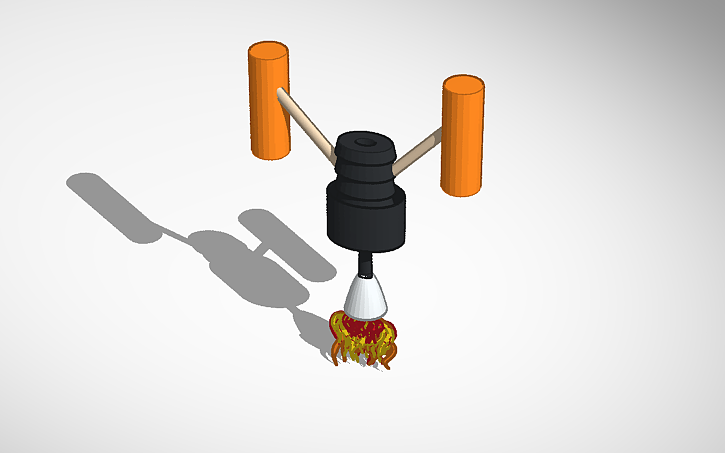 3D design Solid Motor - Tinkercad