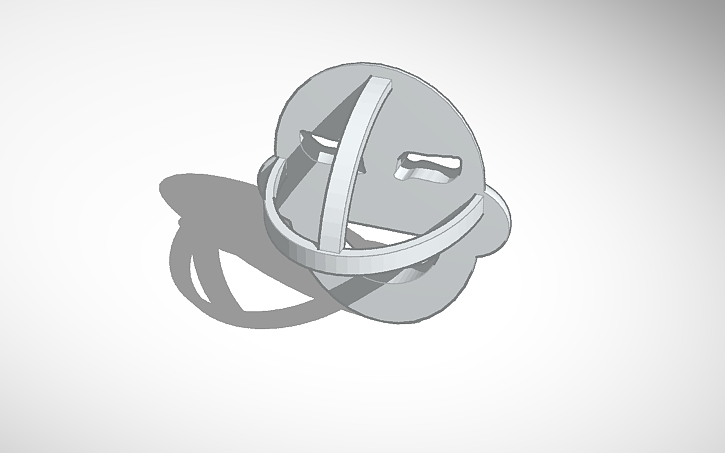 3D design FNAF Puppet Mask - Tinkercad