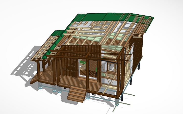 3D design Rabor Krovlya 6x6 Project | Tinkercad